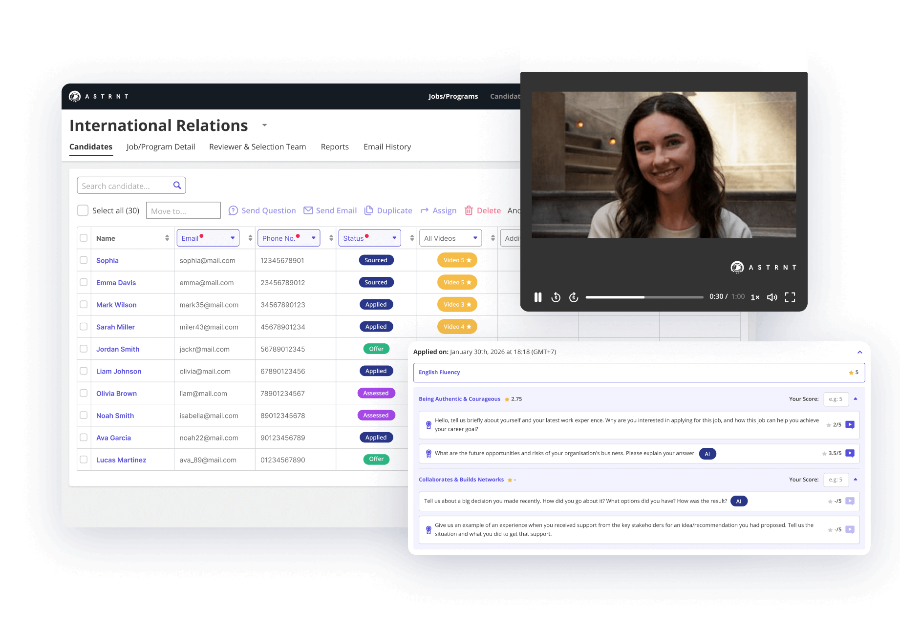 ASTRNT Admissions — Smarter Student Selection Platform